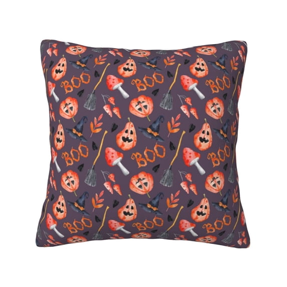 Throw Pillow Covers - halloween-background-holiday Square Halloween ...