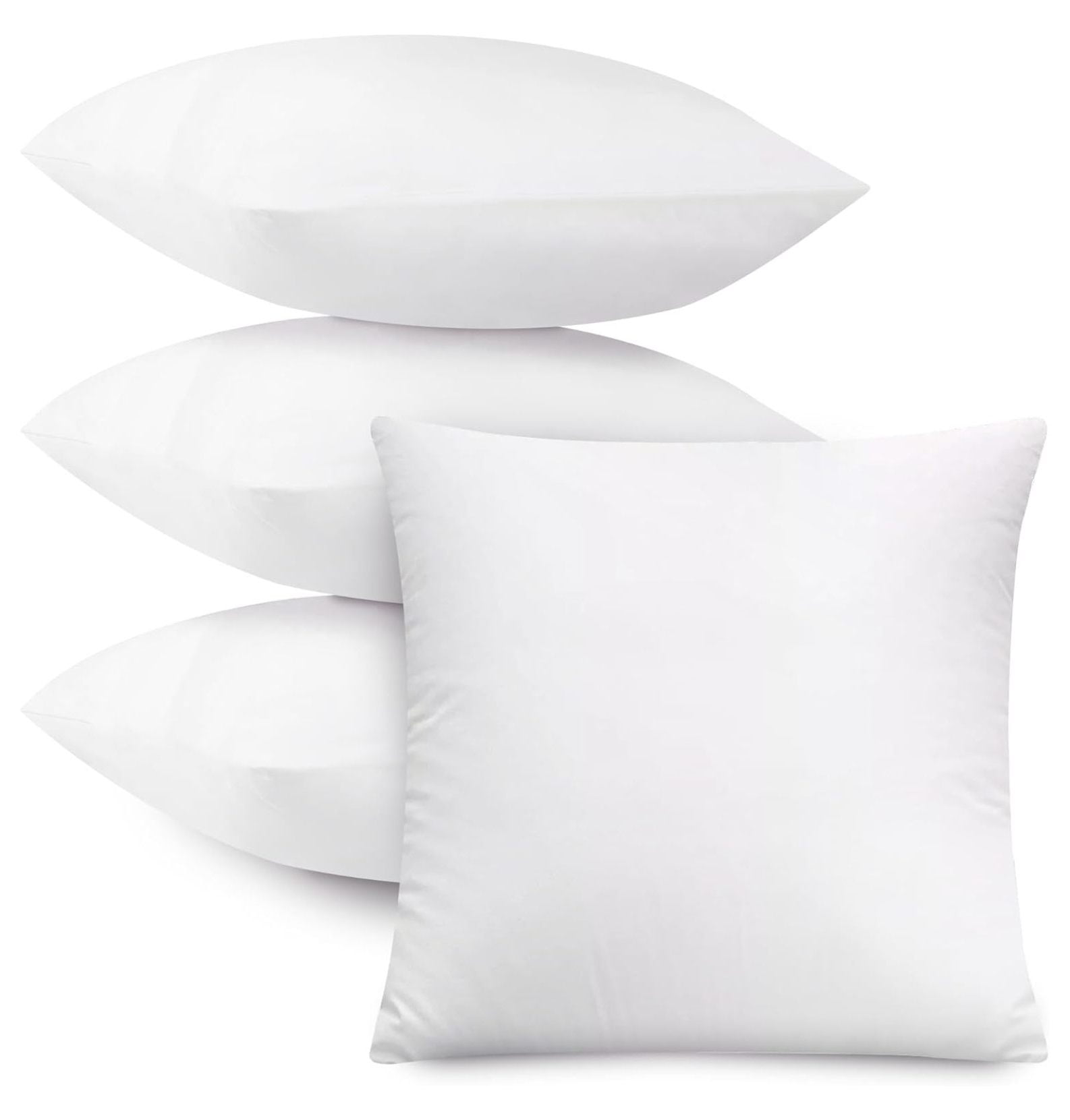 Throw Pillows - 22x22 Pillow Insert Set of 4 - Throw Pillows for Couch ...