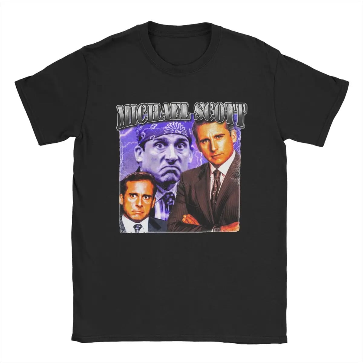 Throwback 90s Styled Michael Scott Rap Men's T Shirt The Office Tv ...