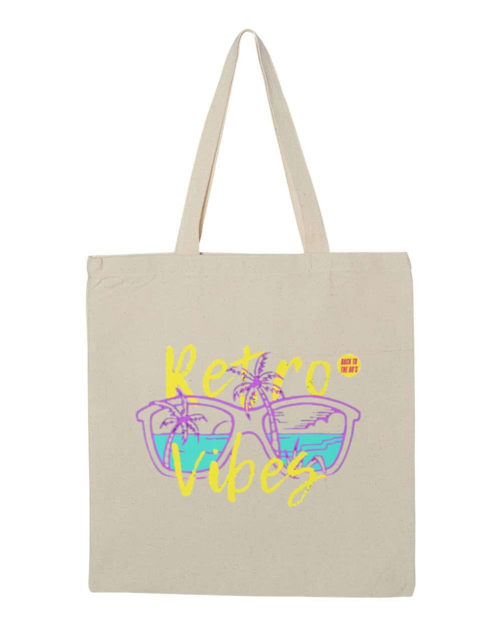 Throwback Style Tote Bag Bold 80s Energy in Nostalgic Graphic - Walmart.com