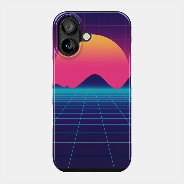 Throwback Sunset Synthwave with a Retro and 80s Vaporwave Aesthetic ...