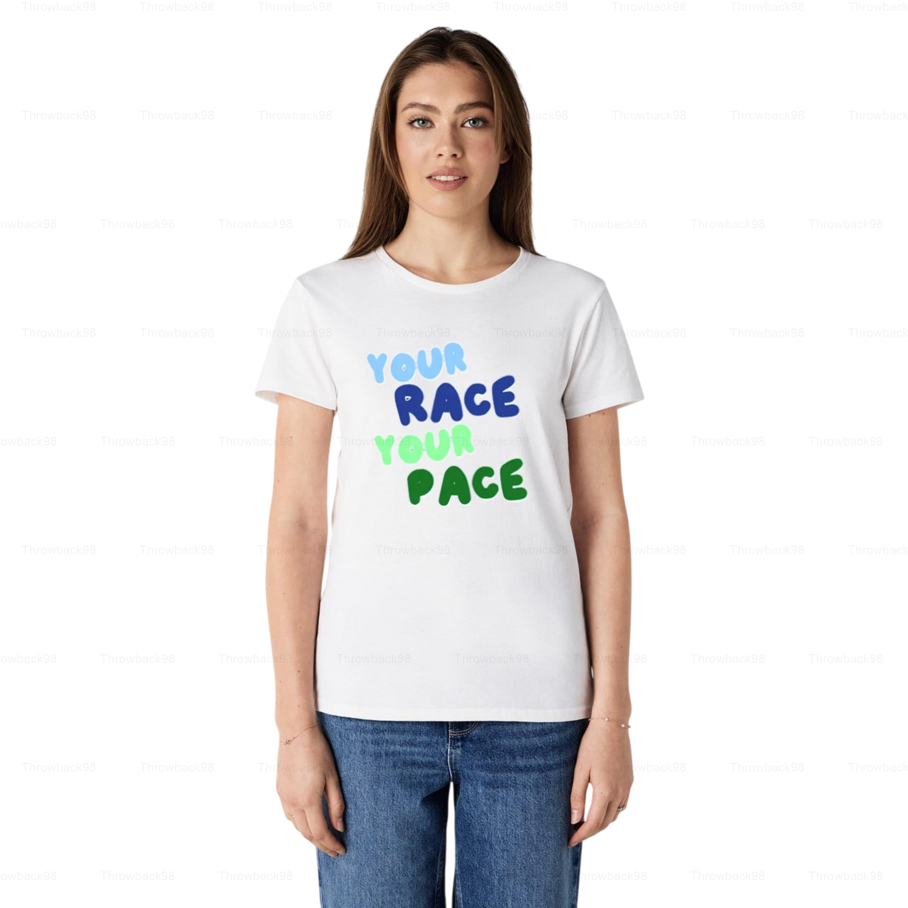 Throwback98 Your Race Your Pace T-shirt with Motivational and Running ...