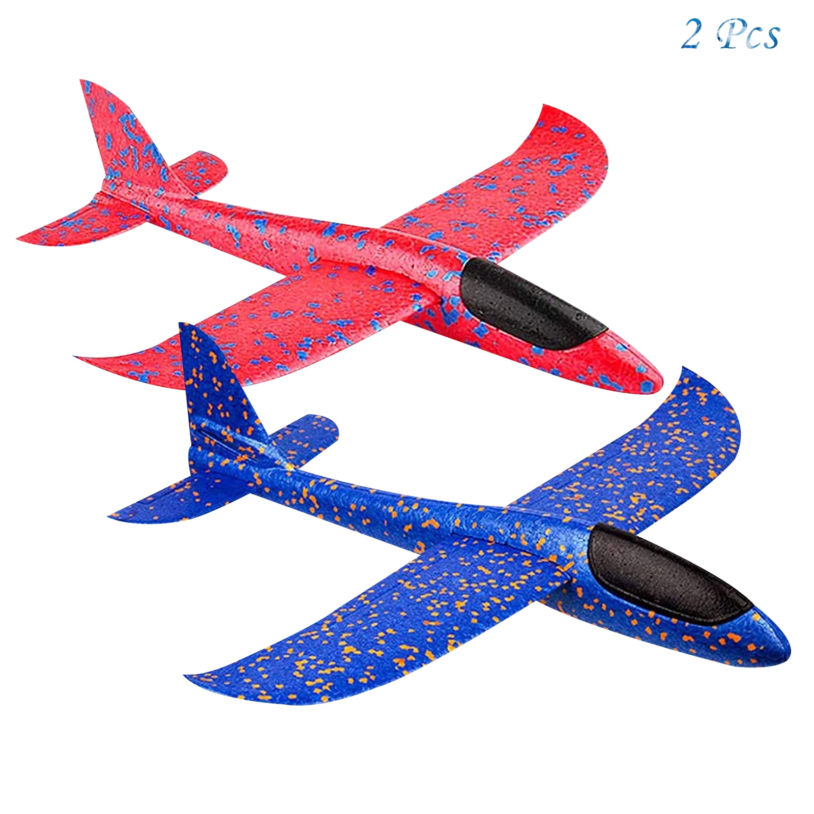 Throwing Airplane Toys, 2 Pack Large Foam Plane, Flying Toys for 3 4 5 ...