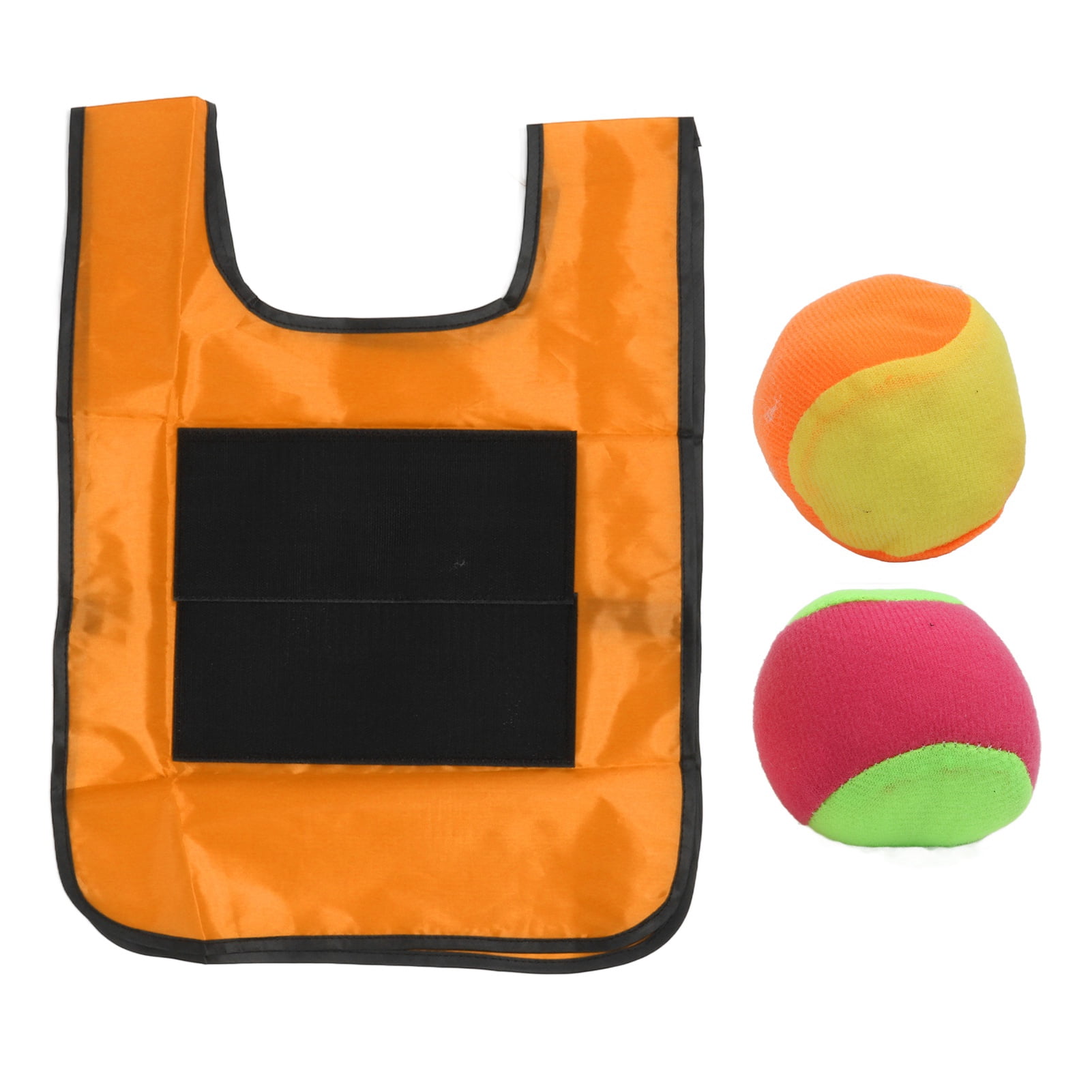 Throwing Ball Vest with Balls Large Hook and Loop Panel Oxford Cloth ...