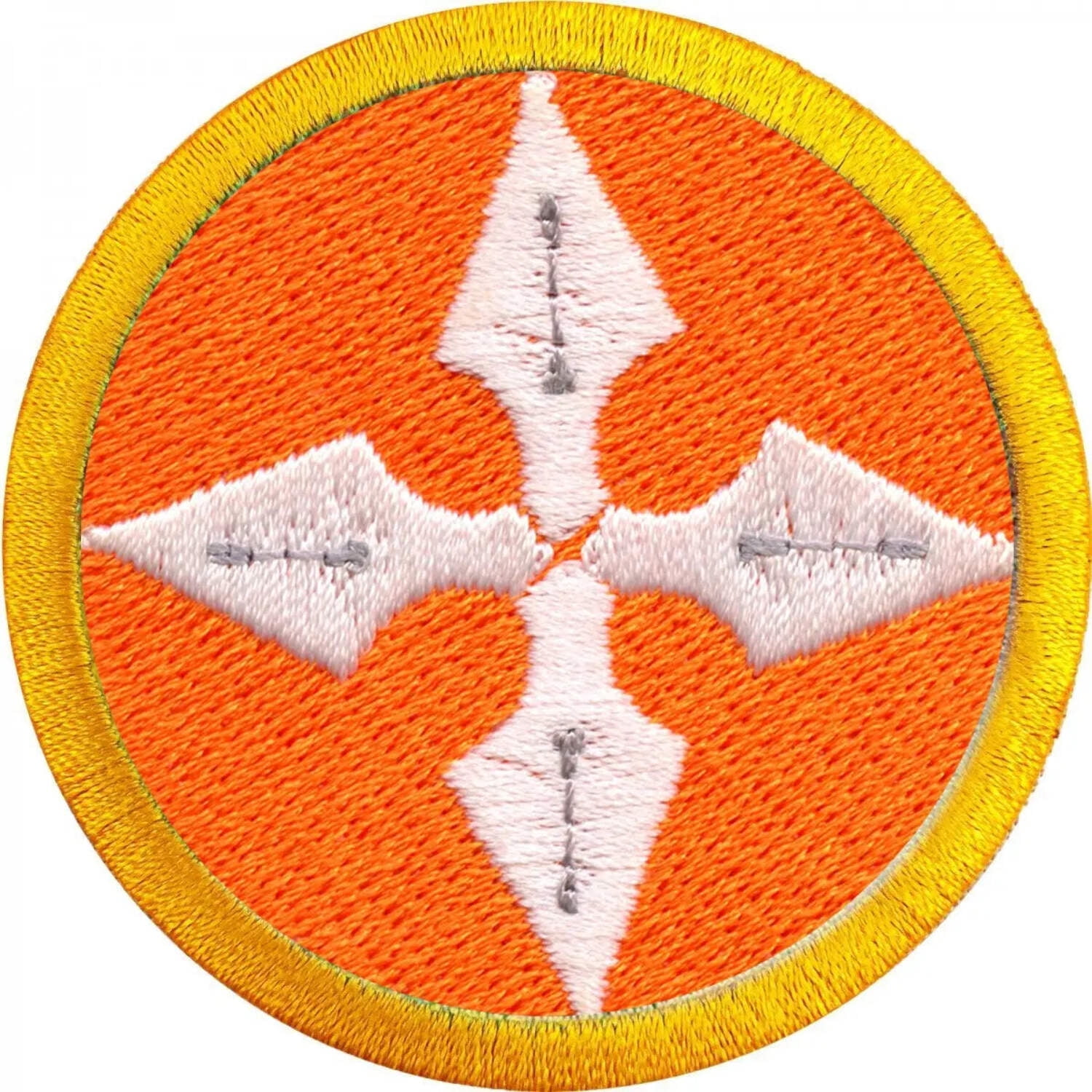 Throwing Star Merit Badge Embroidered Iron-on Patch - Walmart.com