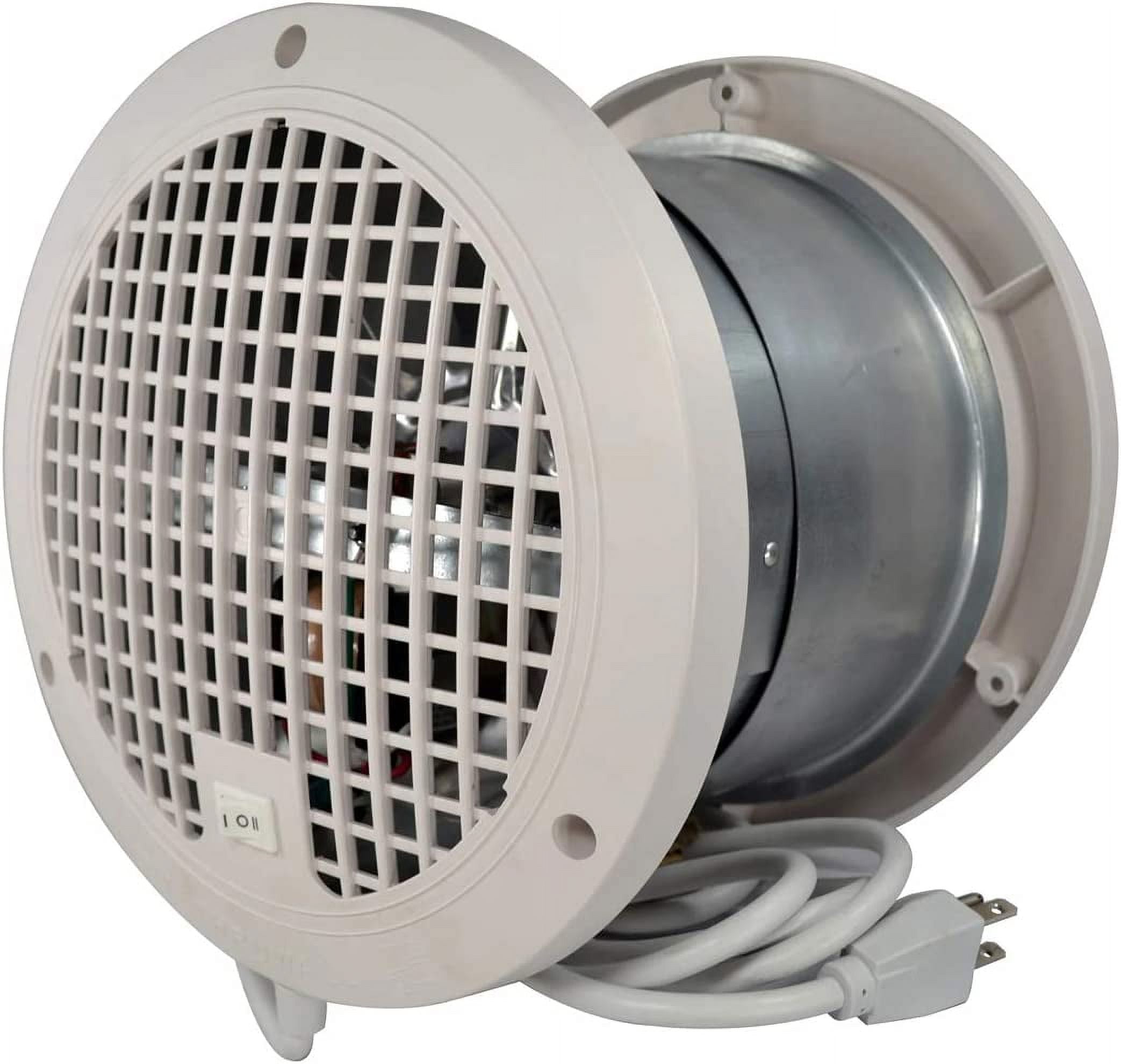 ThruWall TW108 Room-to-Room Transfer Through Wall Vent Fan, 2-Speed ...