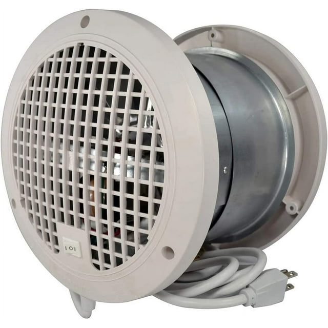 ThruWall TW108 Room-to-Room Transfer Through Wall Vent Fan, 2-Speed ...