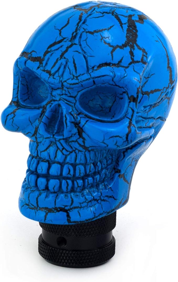 Thruifo Skull MT Car Stick Shifter Handle, Gear Shift Knob Small Teeth ...
