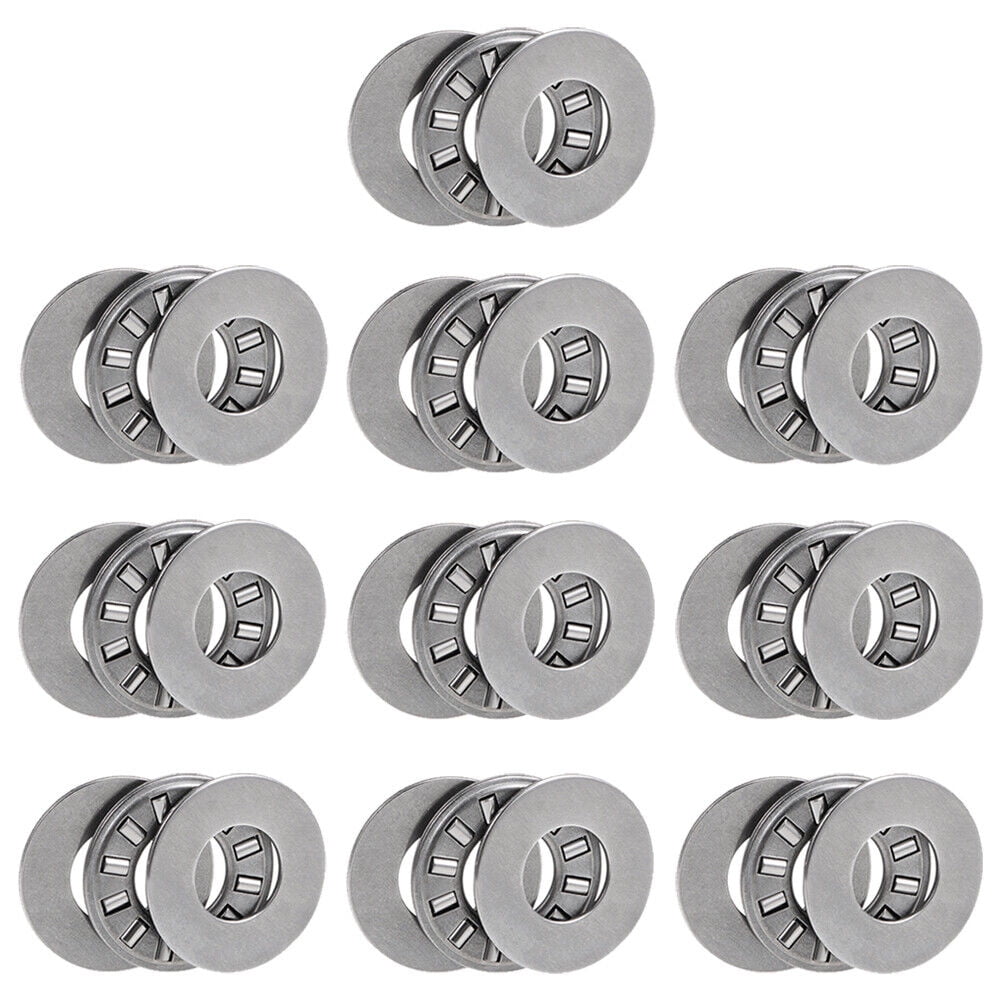 Thrust Ball Bearings Steel Pin Roller Bearing Sealed 5 Sets 6 Sizes ...