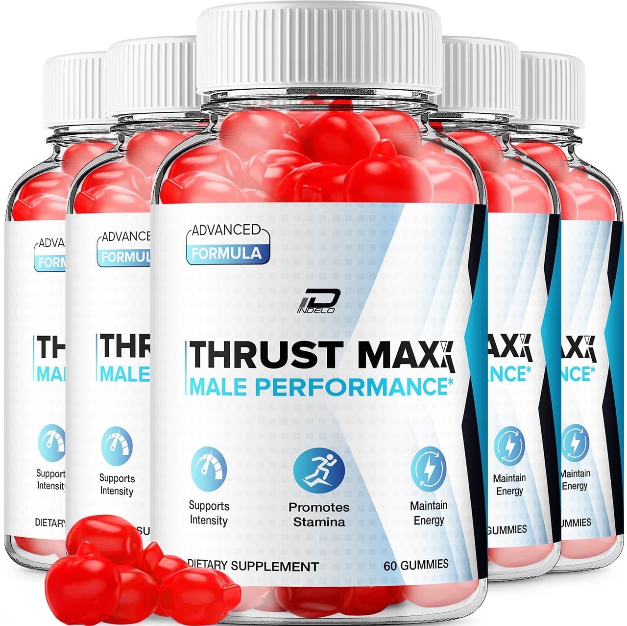 Thrust Maxx Gummies for Men – ThrustMaxx Male Gummy All-Natural Reviews, 5 Pack, 300 Gummies ...