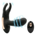 Thrusting Anal Vibrator With Penis Ring Wireless Remote Control Anal