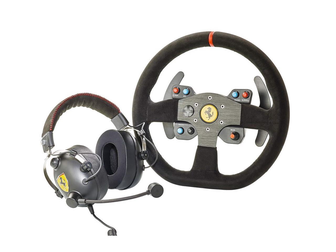 Thrustmaster Ferrari Alcantara Race Bundle (PS4, Xbox One & PC ...