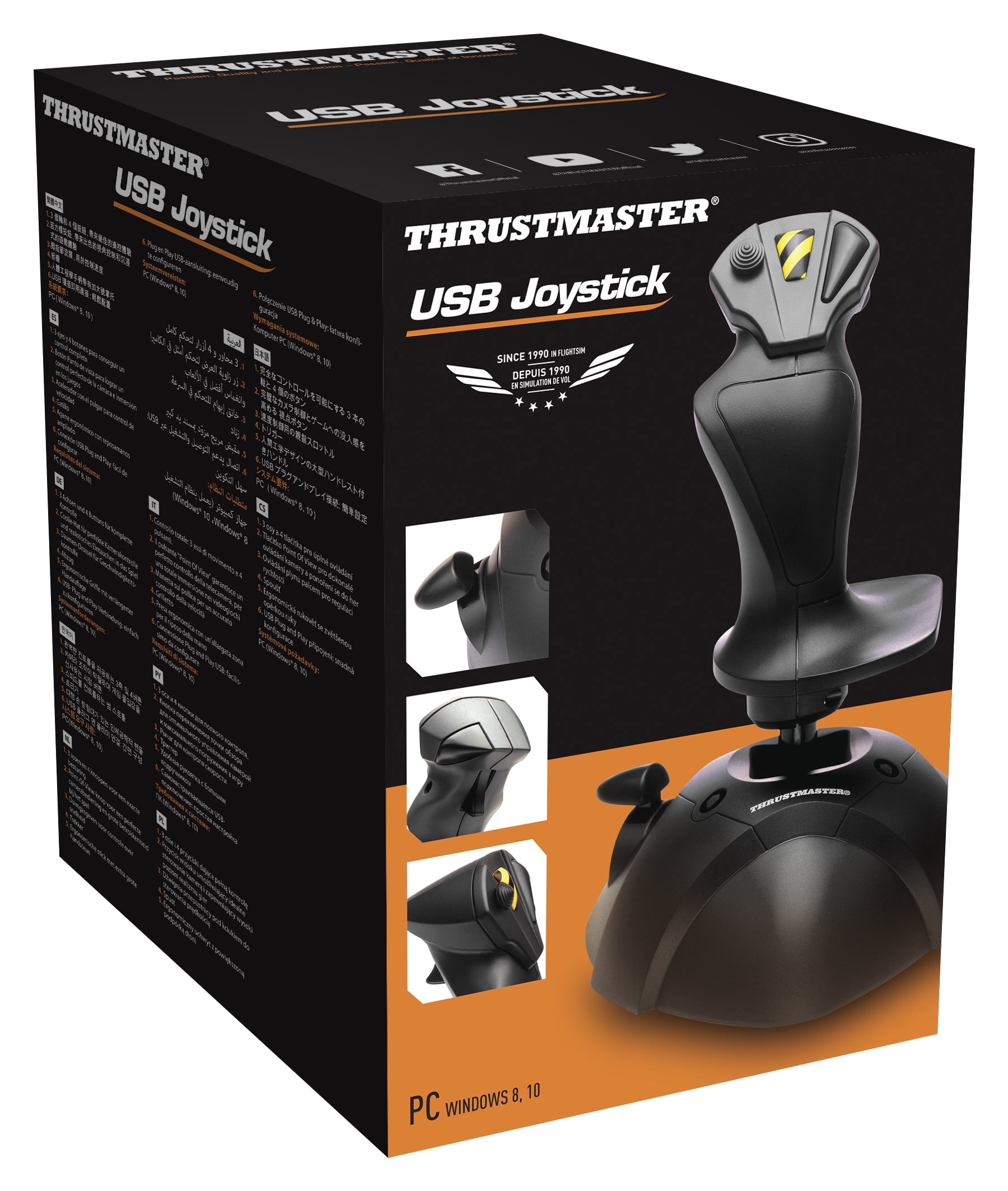 Thrustmaster USB Joystick (compatible w/PC) - Walmart.com