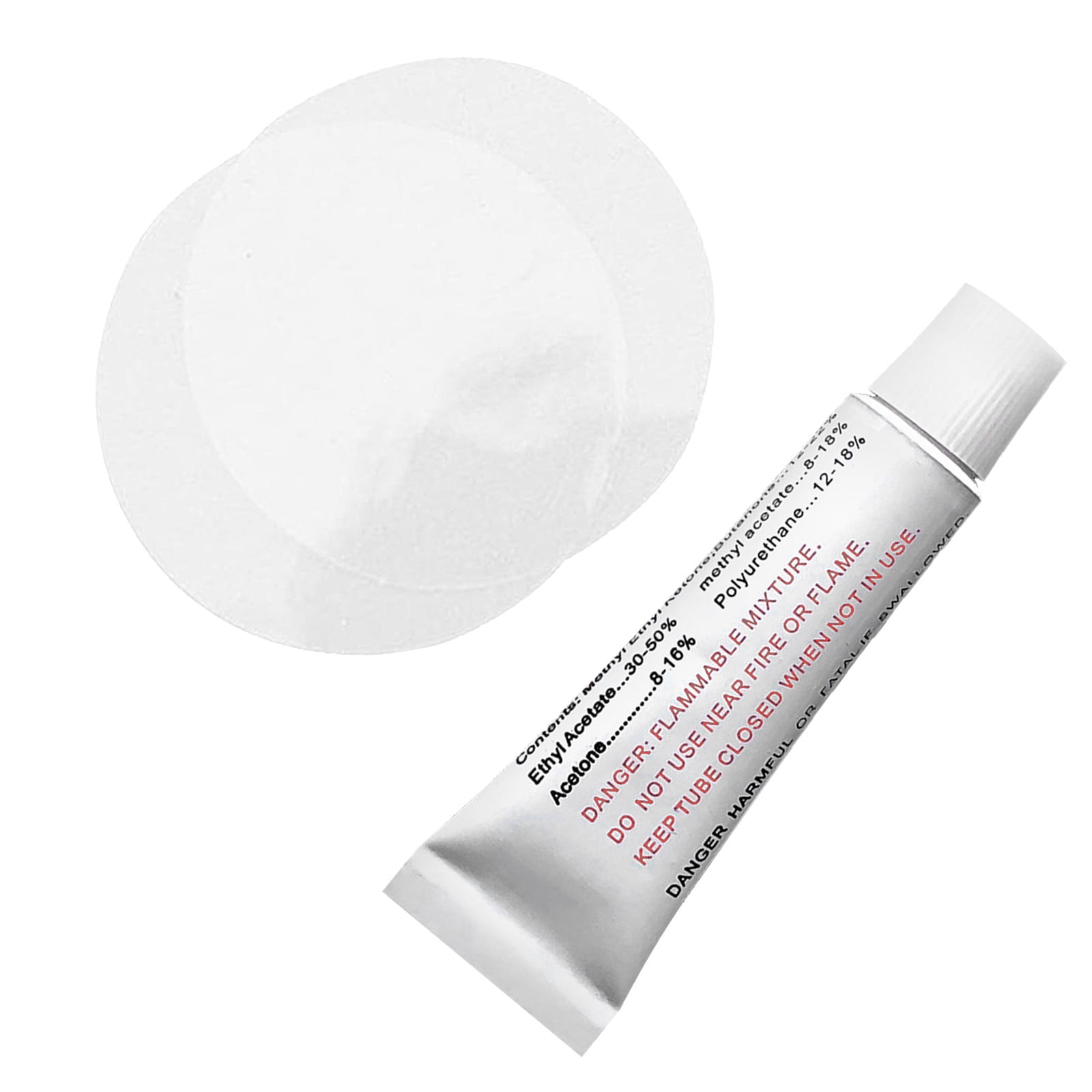 Thsue Pool Puncture Repair Kit 1 Pack With 2 Patches For Pool And 3g ...