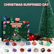 MKING Advent Calendar 2022 Rocks 24 Days Natural Crystal Gemstone Stone ...