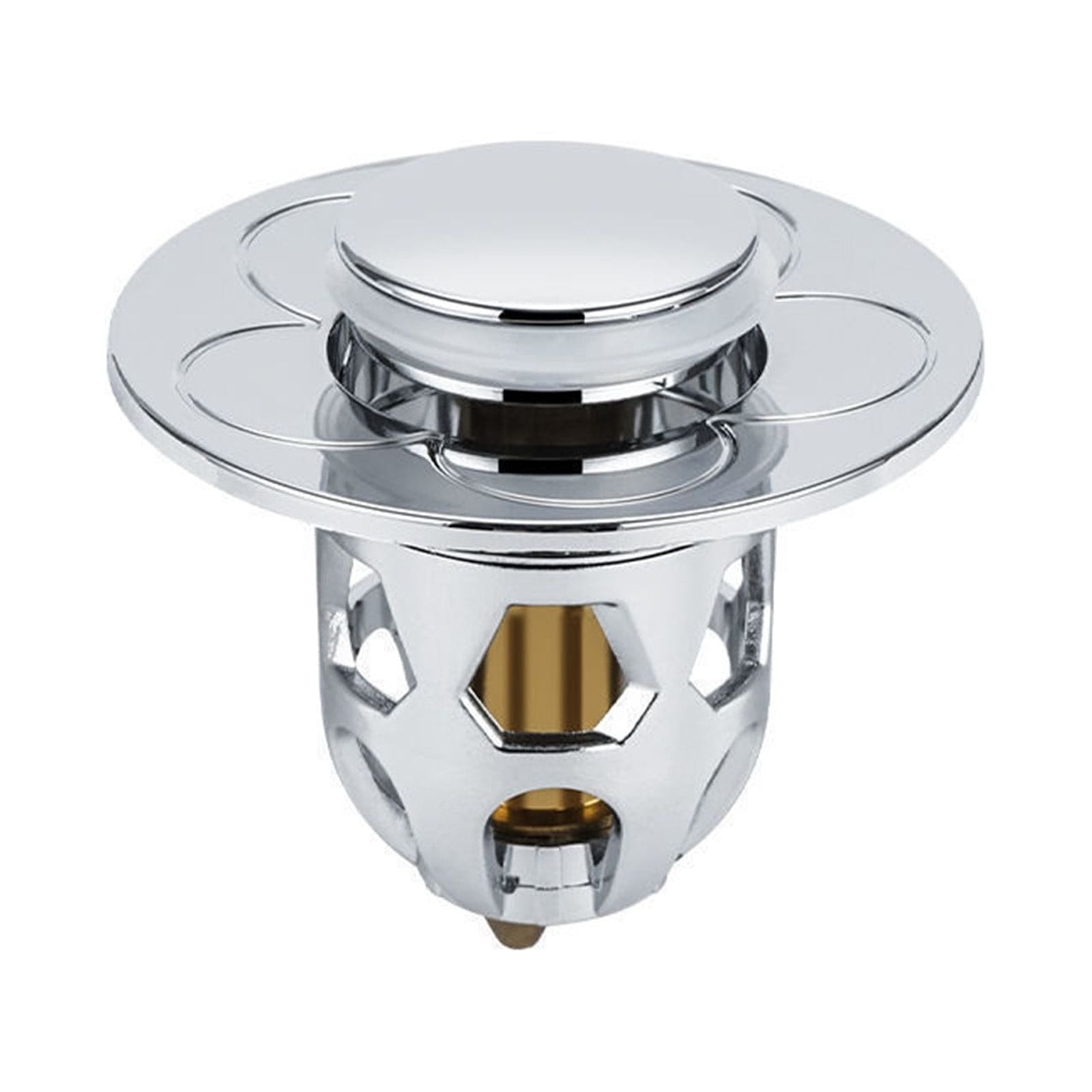 Thsue Universal Bathroom Sink Stopper Upgraded Pop-up Stainless Steel ... Thsue Universal Bathroom Sink Stopper Upgraded Pop-up Stainless Steel ...