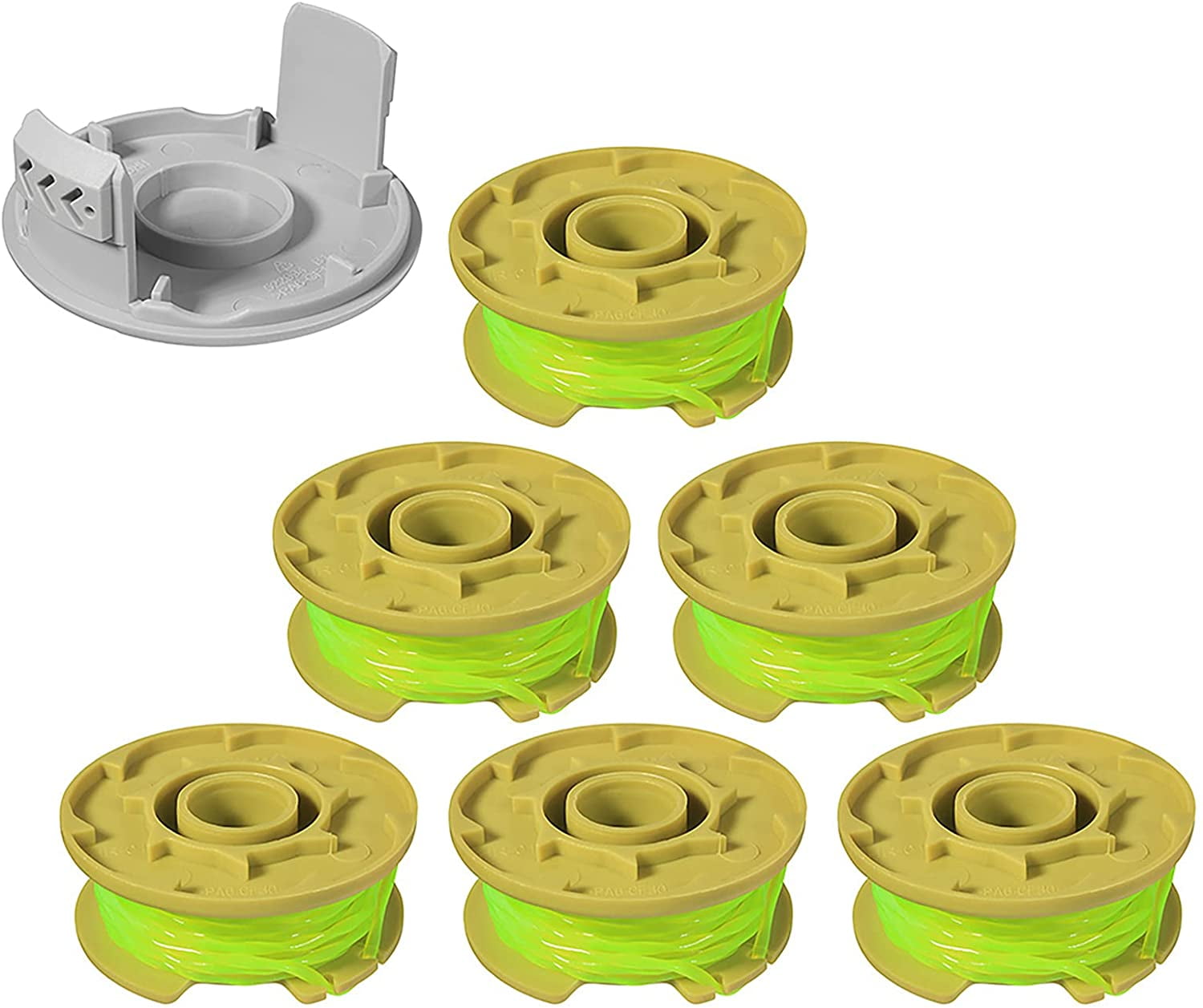 Thten 11ft 0.080" Replacement Trimmer Spool for Ryobi One Plus AC80RL3 ...