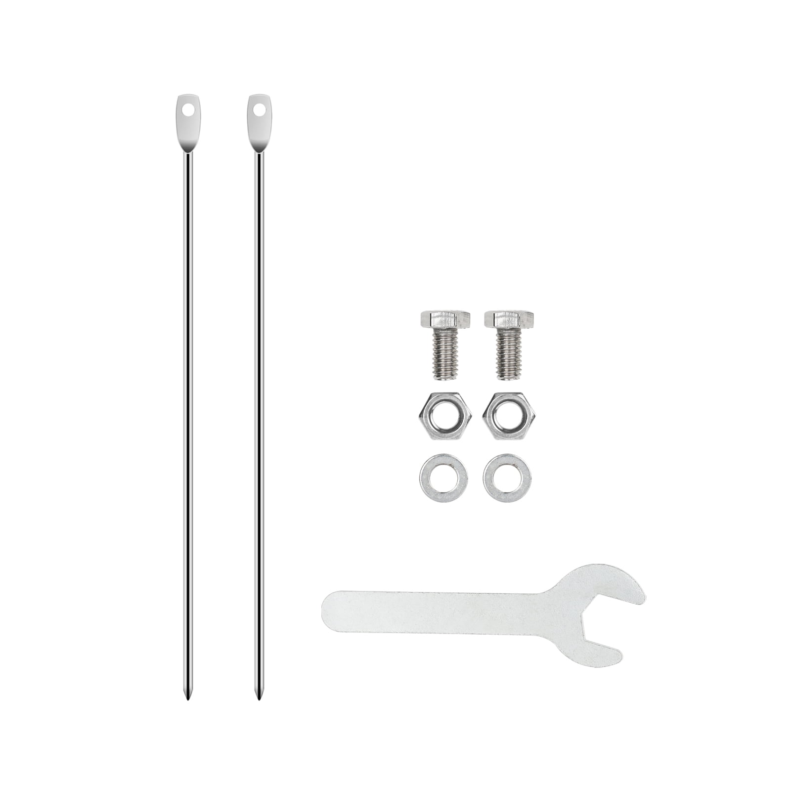 Thten Wire Stakes for Yard Signs,12" Heavy Duty Tall Metal Yard Sign ...