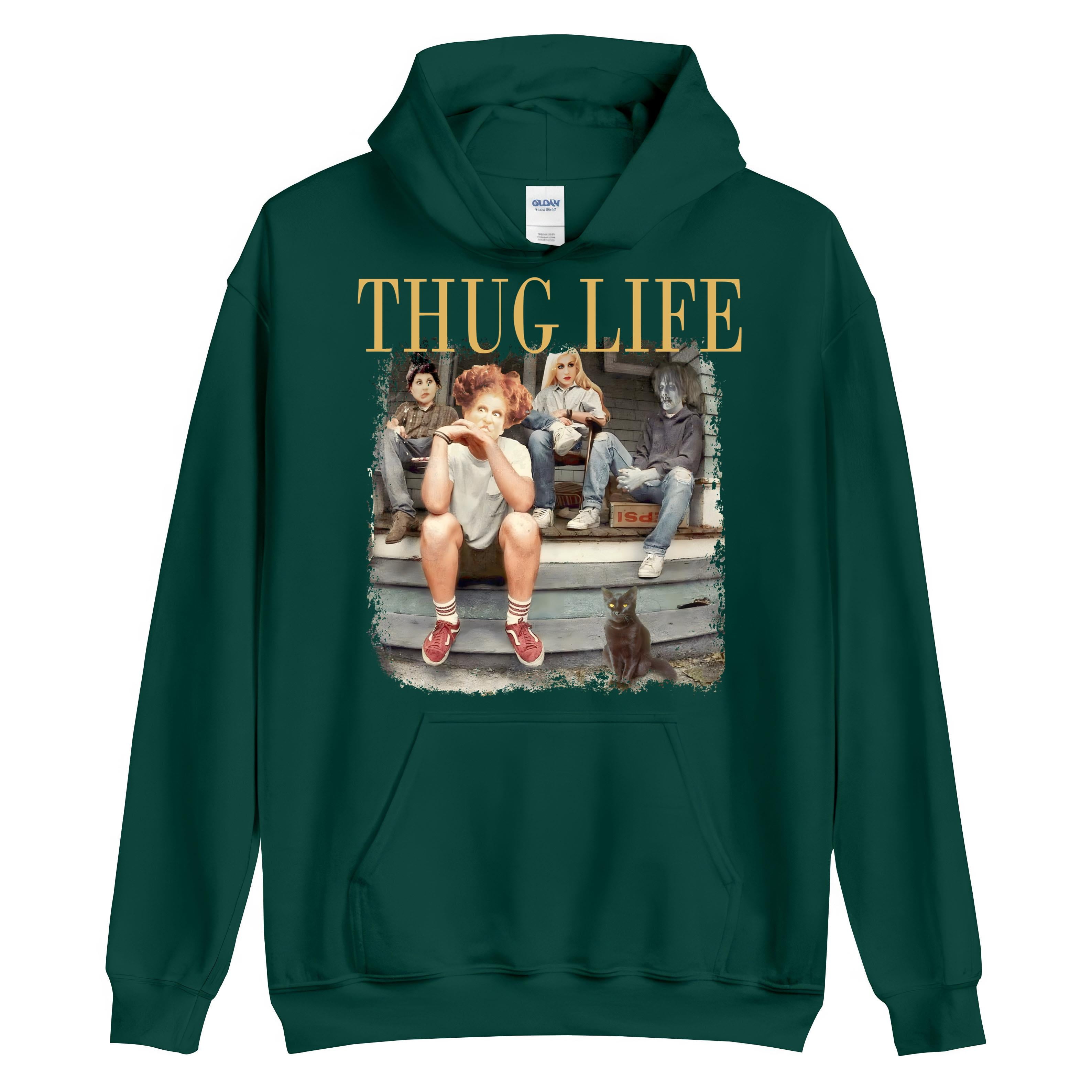 Thug Life Bad Witches Shirt, Halloween Shirt, Sanderson Sisters Tee ...