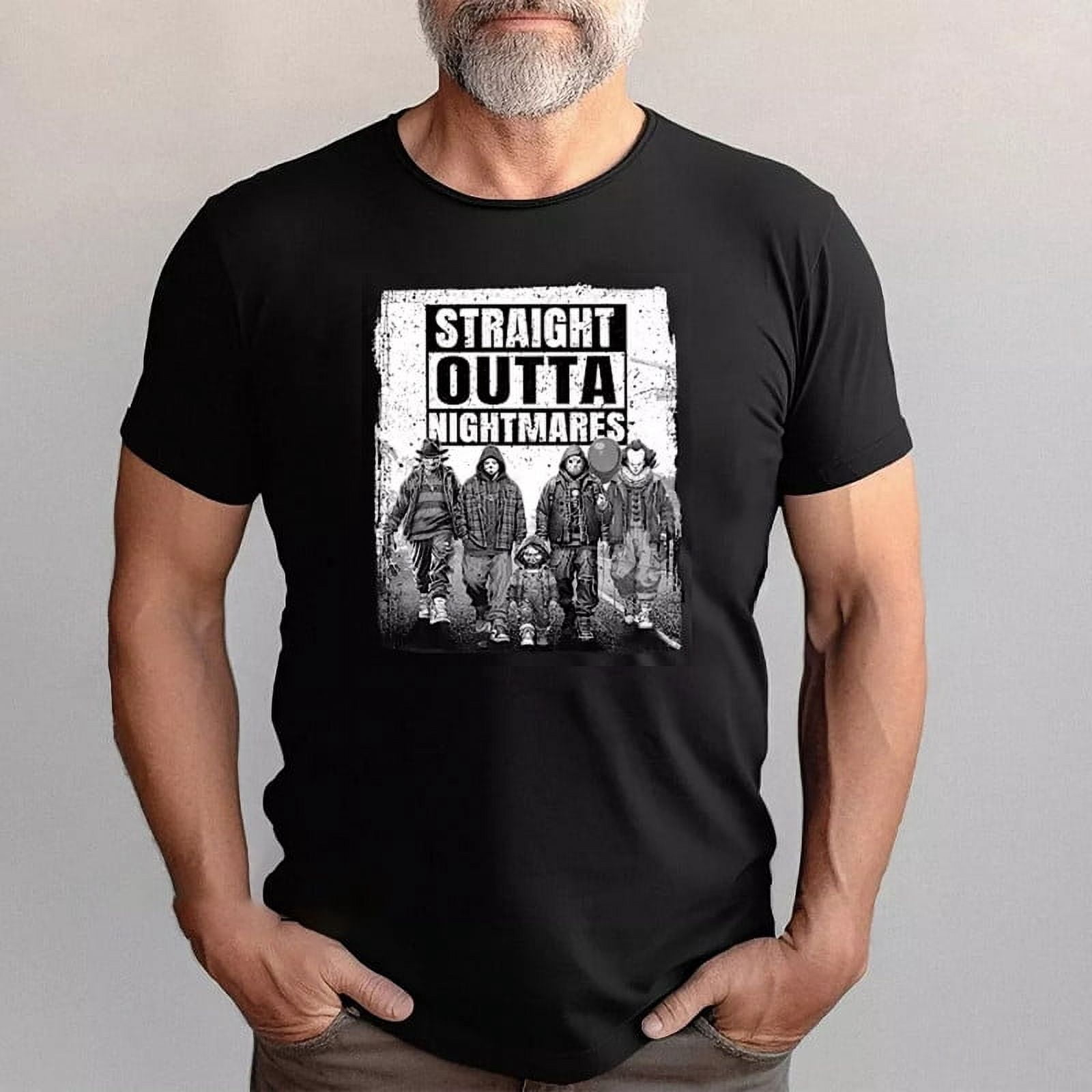 Thug Life Gangster Horror Icons Halloween Shirt Horror Movie Character ...