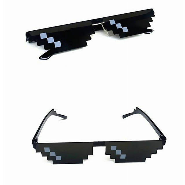 Magik Thug Life 8-Bit Party Glasses, Unisex Meme Eyewear for Gamers and ...