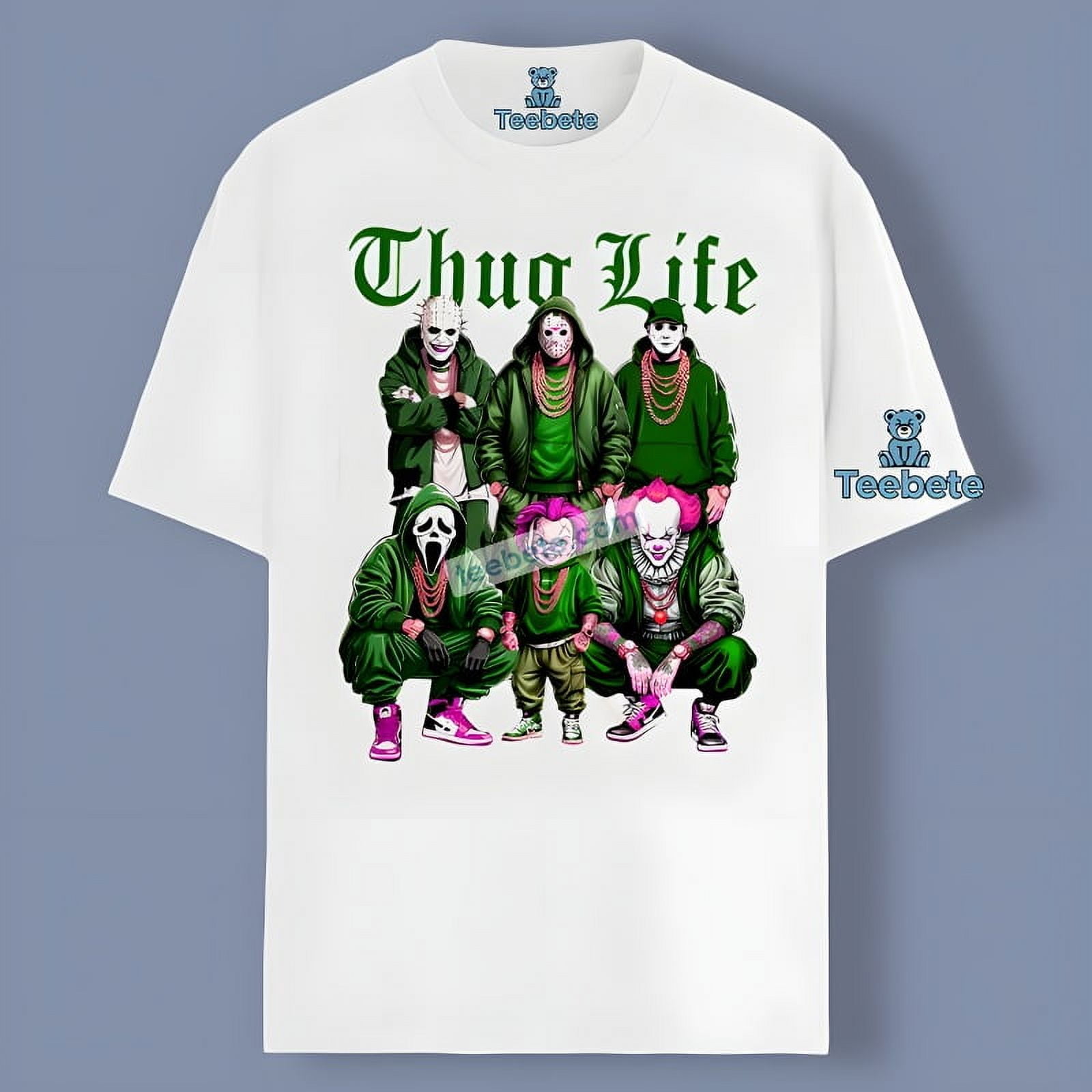 Thug Life Spooky Team Jason Voorhees Freddy Krueger Michael Myers ...