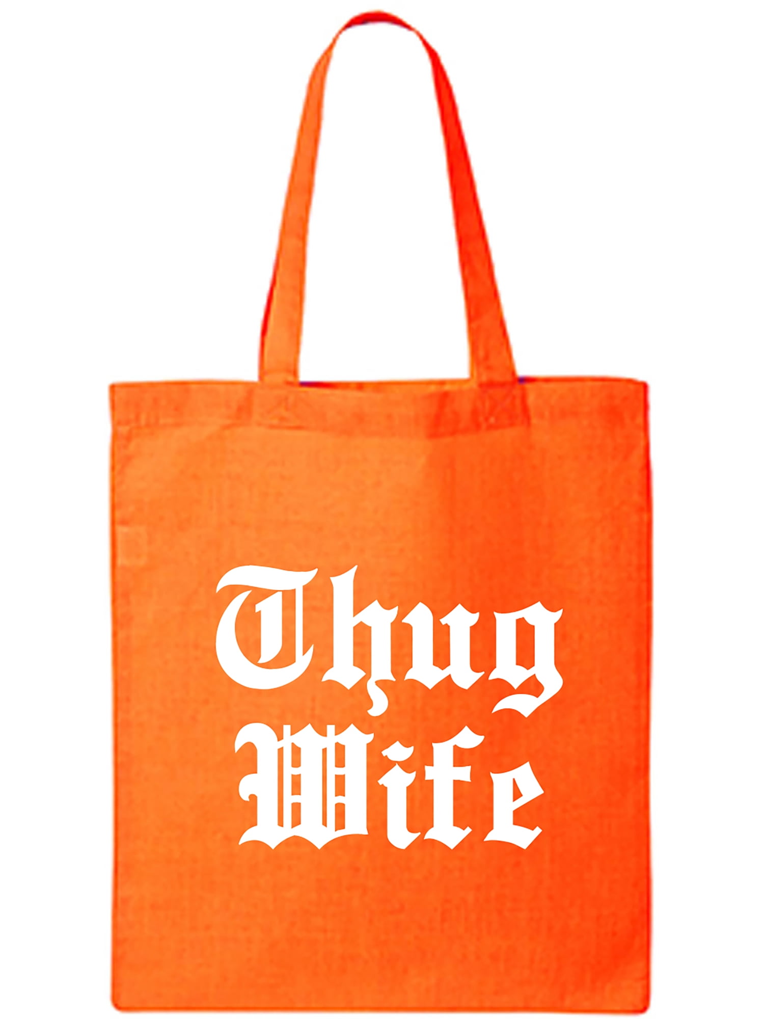 Thug Wife Cotton Canvas Tote Bag - Walmart.com