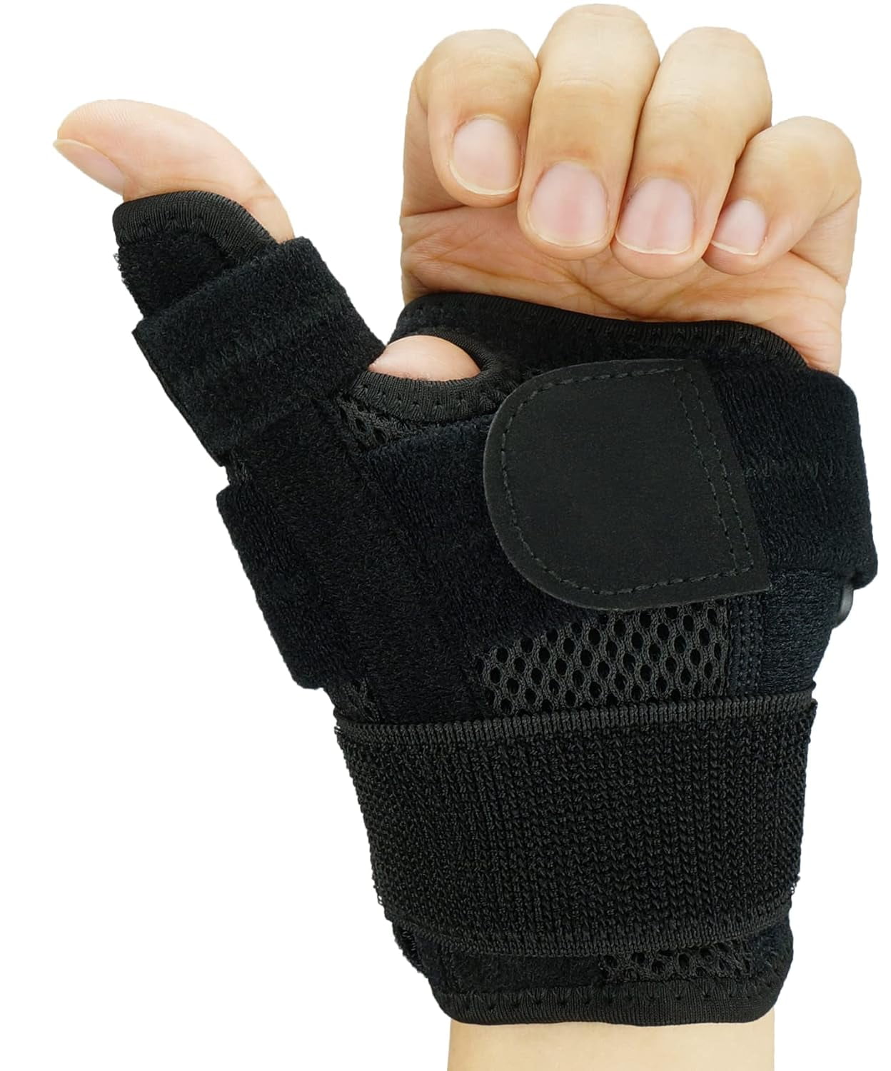 Thumb Brace, Thumb Splint, Wrist Strap with Thumb Support/Stabilizer ...