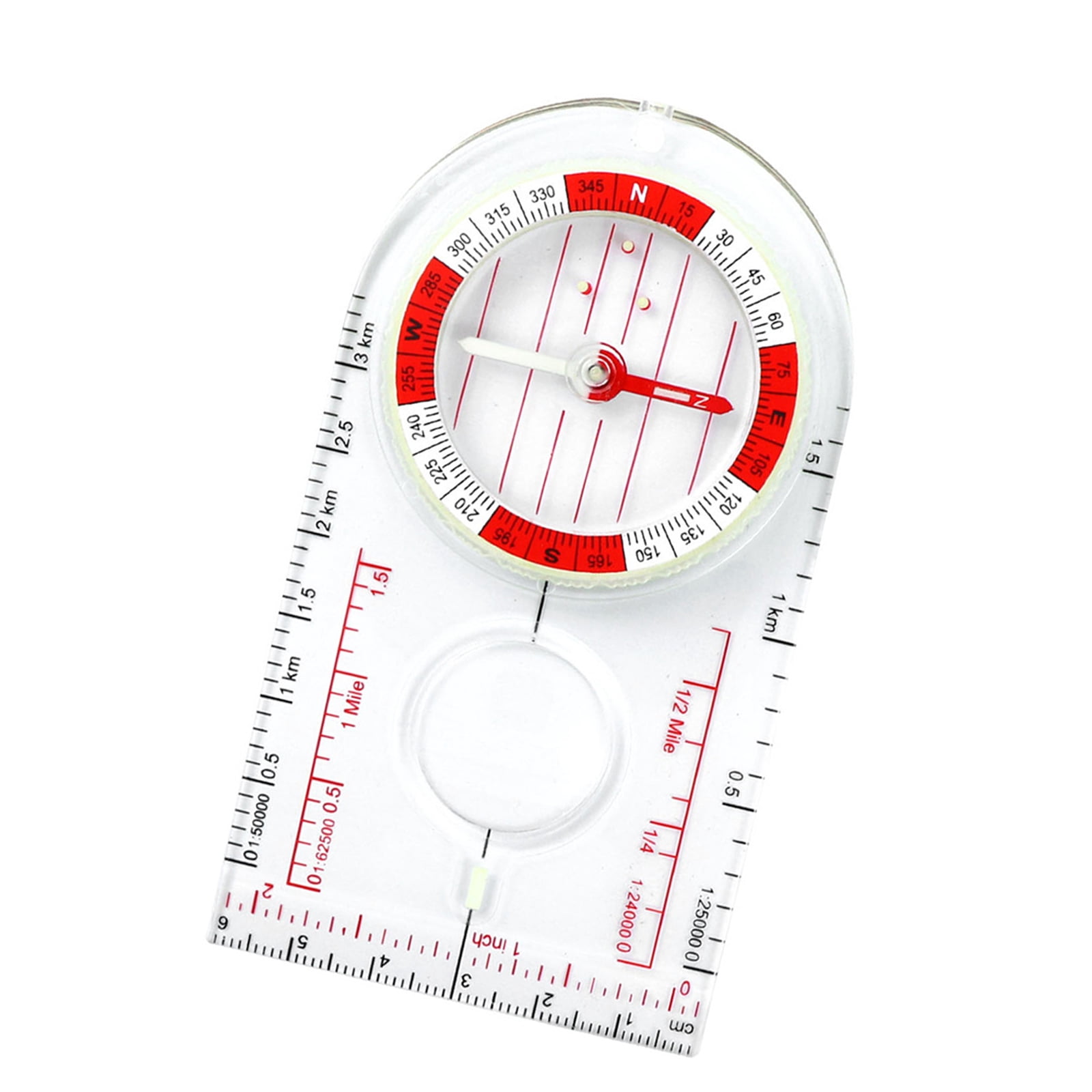 Thumb Compasses Backpacking Camping Navigation Baseplate Map Compasses ...