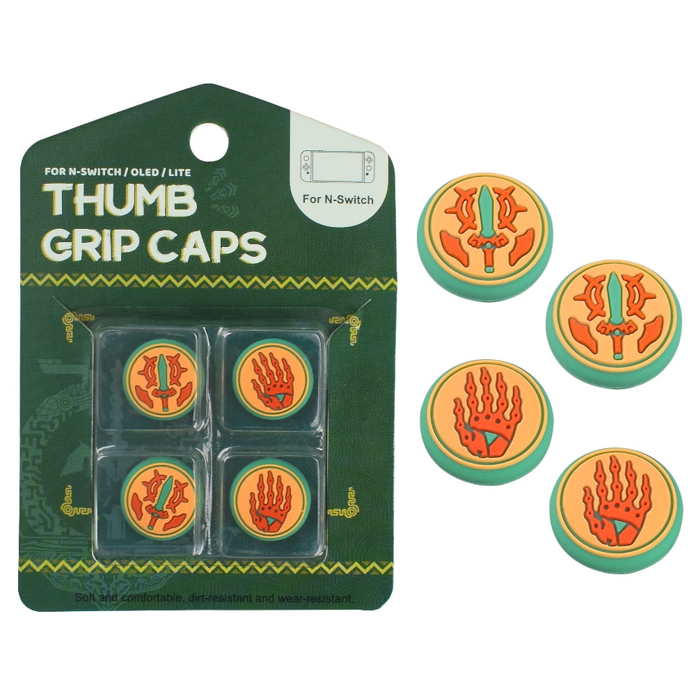 Thumb Grips for Nintendo Switch Joy-Con - Silicone Analog Stick Caps (4 ...