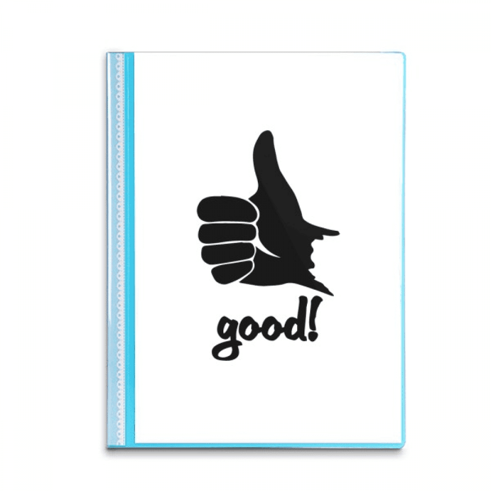 Thumb Outline Personalized Gesture Book Sheet Protectors Portfolio ...