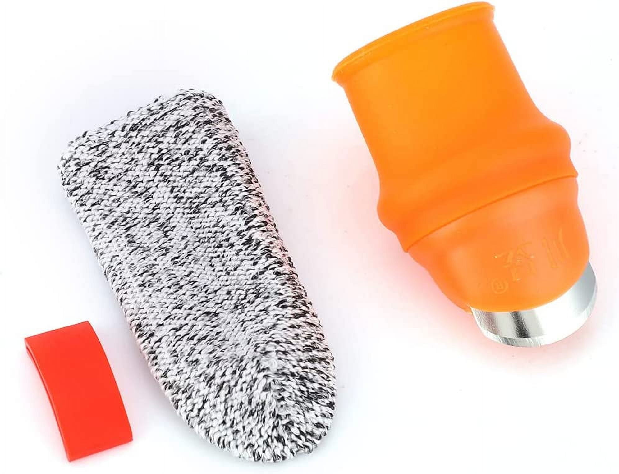 Thumb Picker Finger Cutter Garden Thumb Cutter Orange with Finger ...