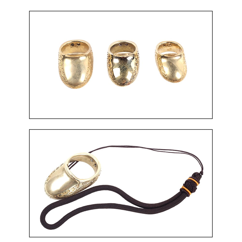 Thumb Ring Brass Finger Guard Protect Gear Bow Target 22mm YIWEI ...
