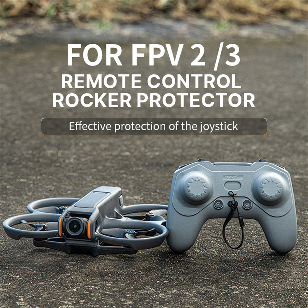 Thumb Rocker Protective Cover with Lanyard Drone Remote Control Rocker ...