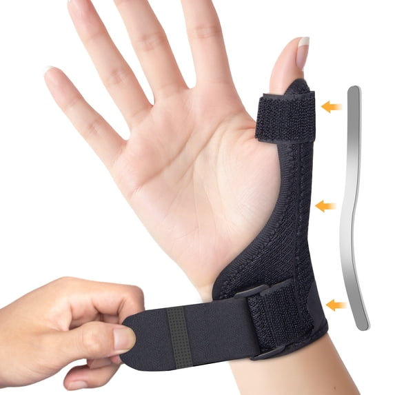 AlphaGeek Thumb Brace, Thumb Stabilizer Splint for Trigger Finger, Pain ...