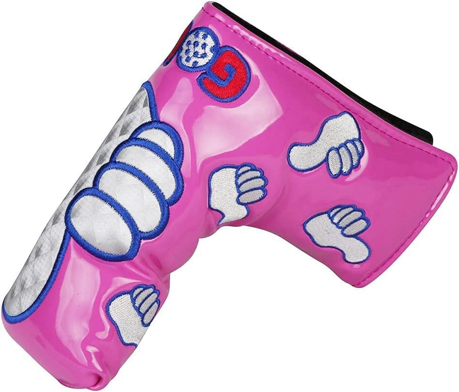 Thumb UpGolf Blade Putter Headcover with V- Closure PU Leather Head ...