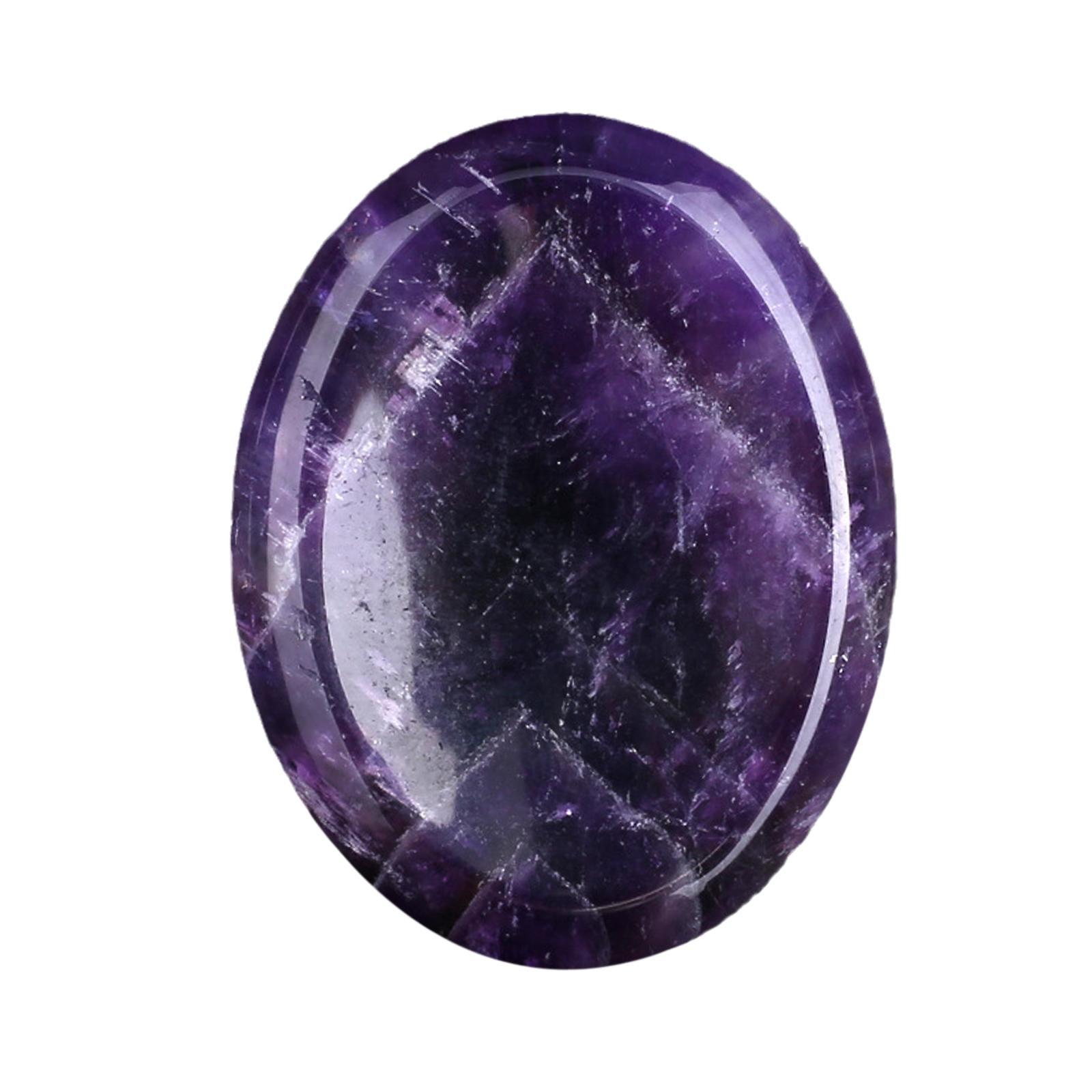 Thumb Worry Stone Chakra Worry Stone for Healing Rainbow Crystals and ...