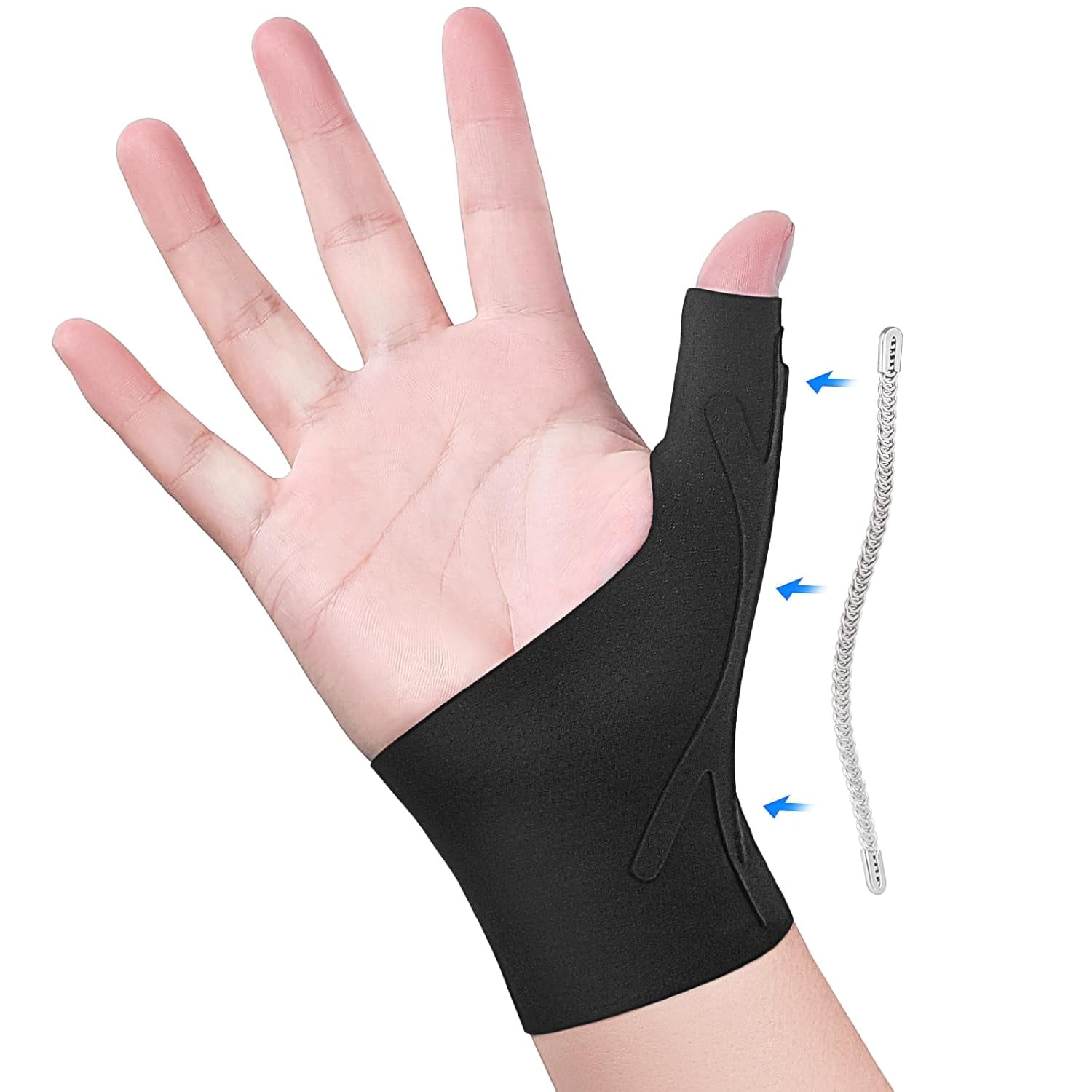 Thumb Wrist Brace Copper Compression Stabilizer Thumb Support Spica ...