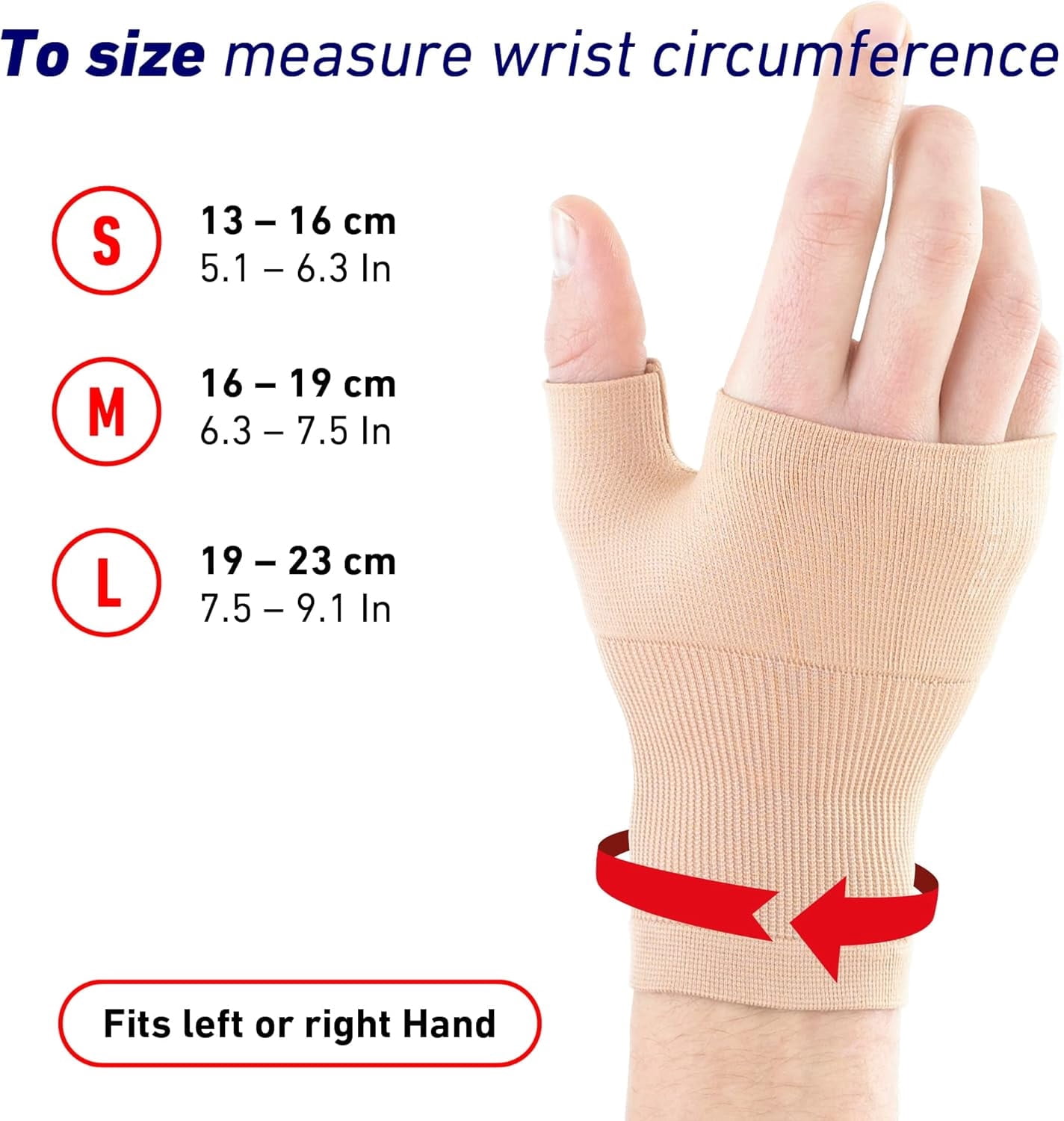 Thumb Wrist Support Brace, CMC Thumb Spica Splint for Arthritis Pain ...
