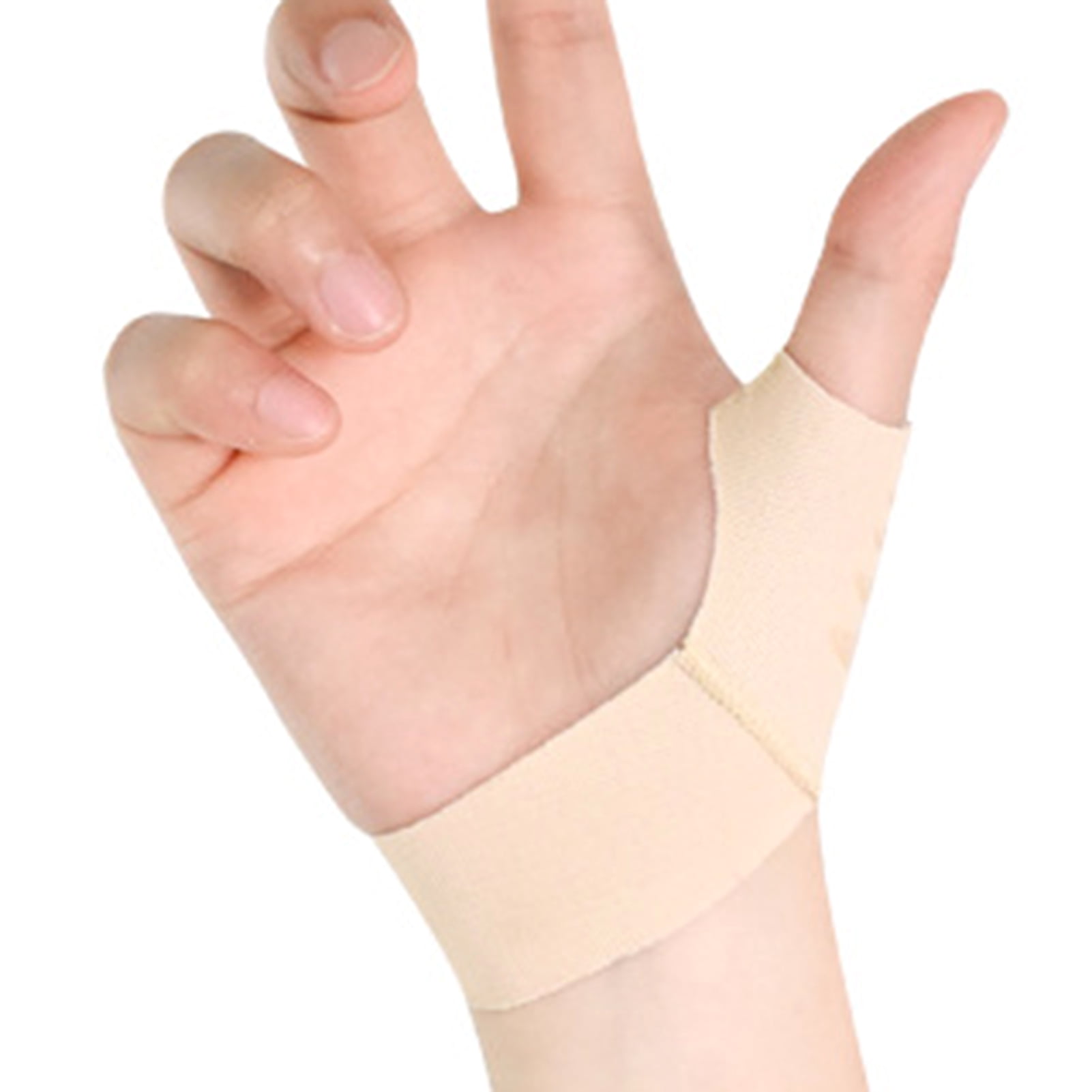 Thumb Wrist Support Brace, Elastic Lycra Fingerless Glove, Thumb Guard ...