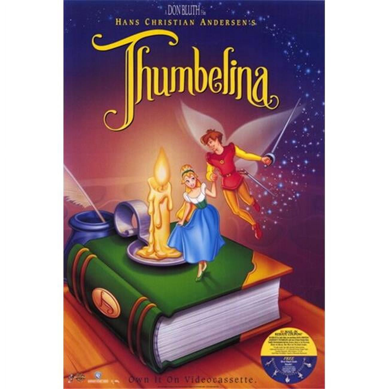 Thumbelina Movie Poster - 11 x 17 in. - Walmart.com