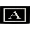 Thumbprintz Classic Block Monogram Rug, Black - Walmart.com