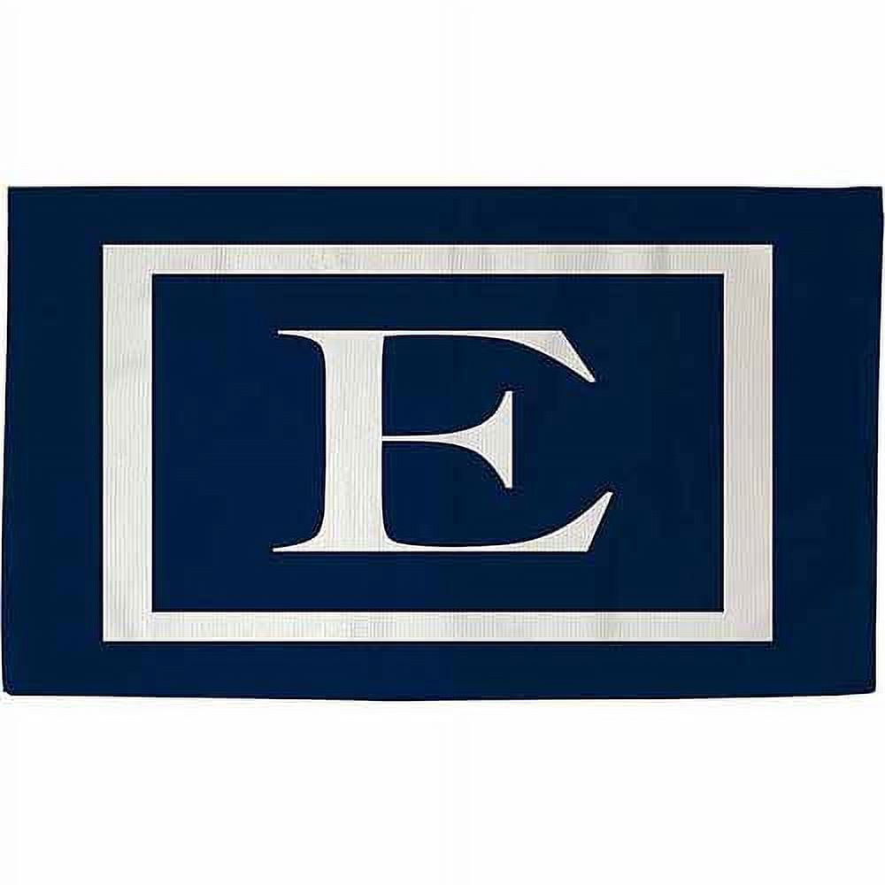 Thumbprintz Classic Block Monogram Rug, Blue - Walmart.com