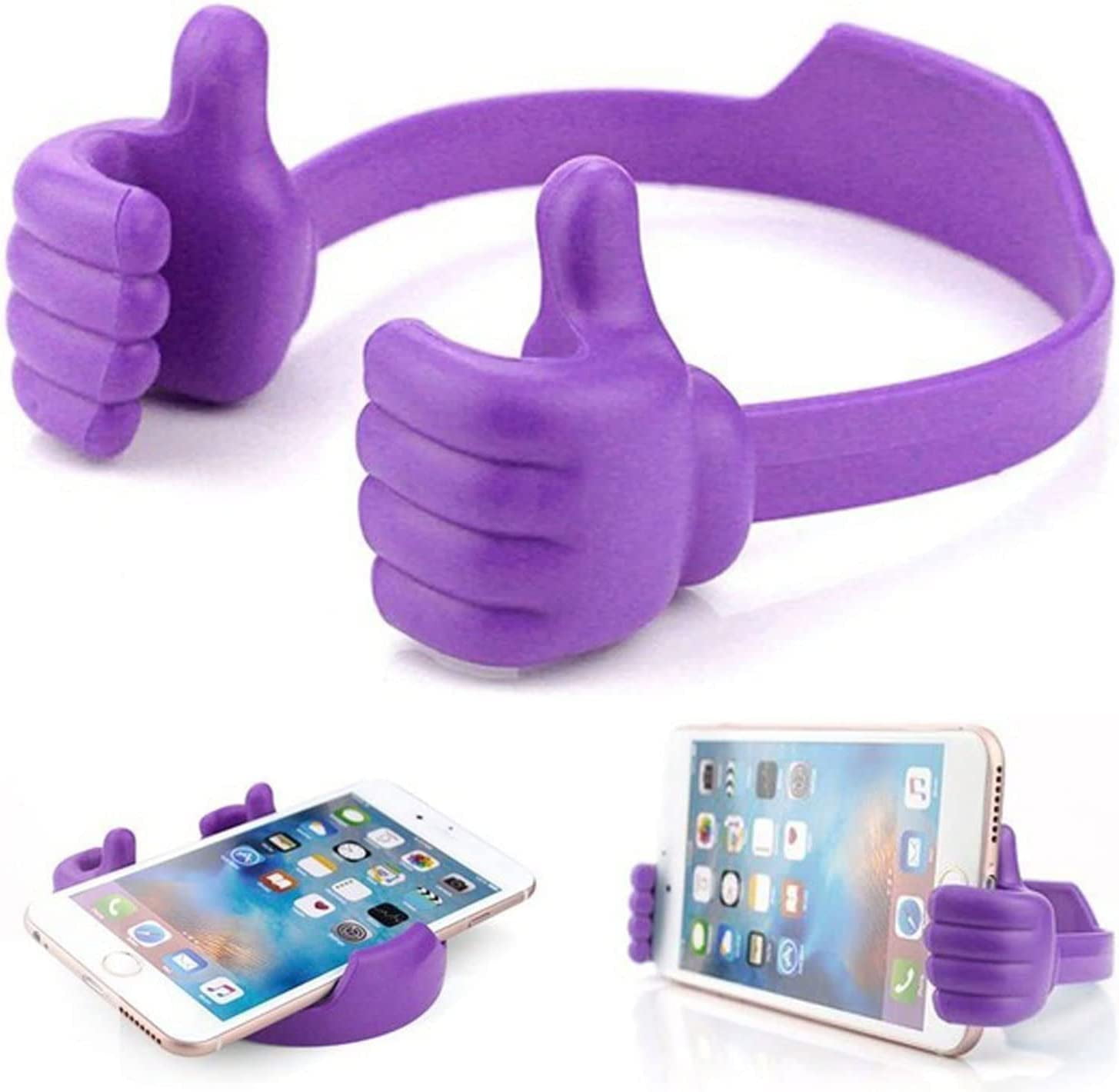 Thumbs Up Cell Phone Holder for Desk, Universal Flexible Cell Phone ...
