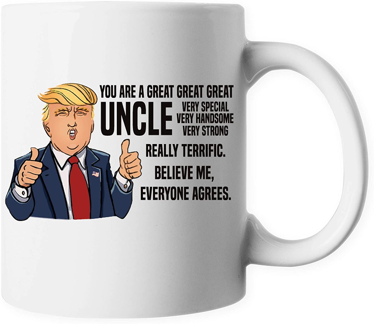 Thumbs Up Great Uncle Ceramic Coffee Mug Tea Cup ELP106 - Walmart.com