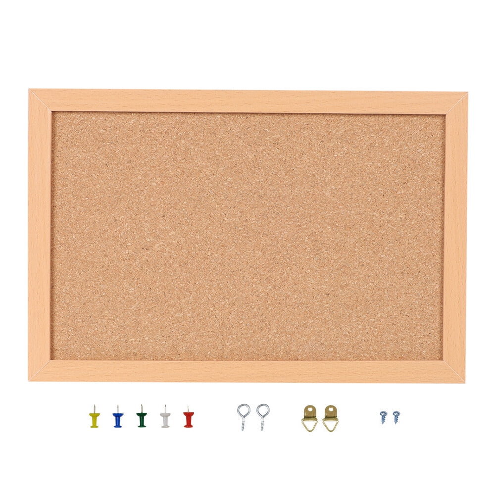 Nestingho Cork Board Wooden Wall Cork Notice Board 1 Set 15.7X11.8X0 ...