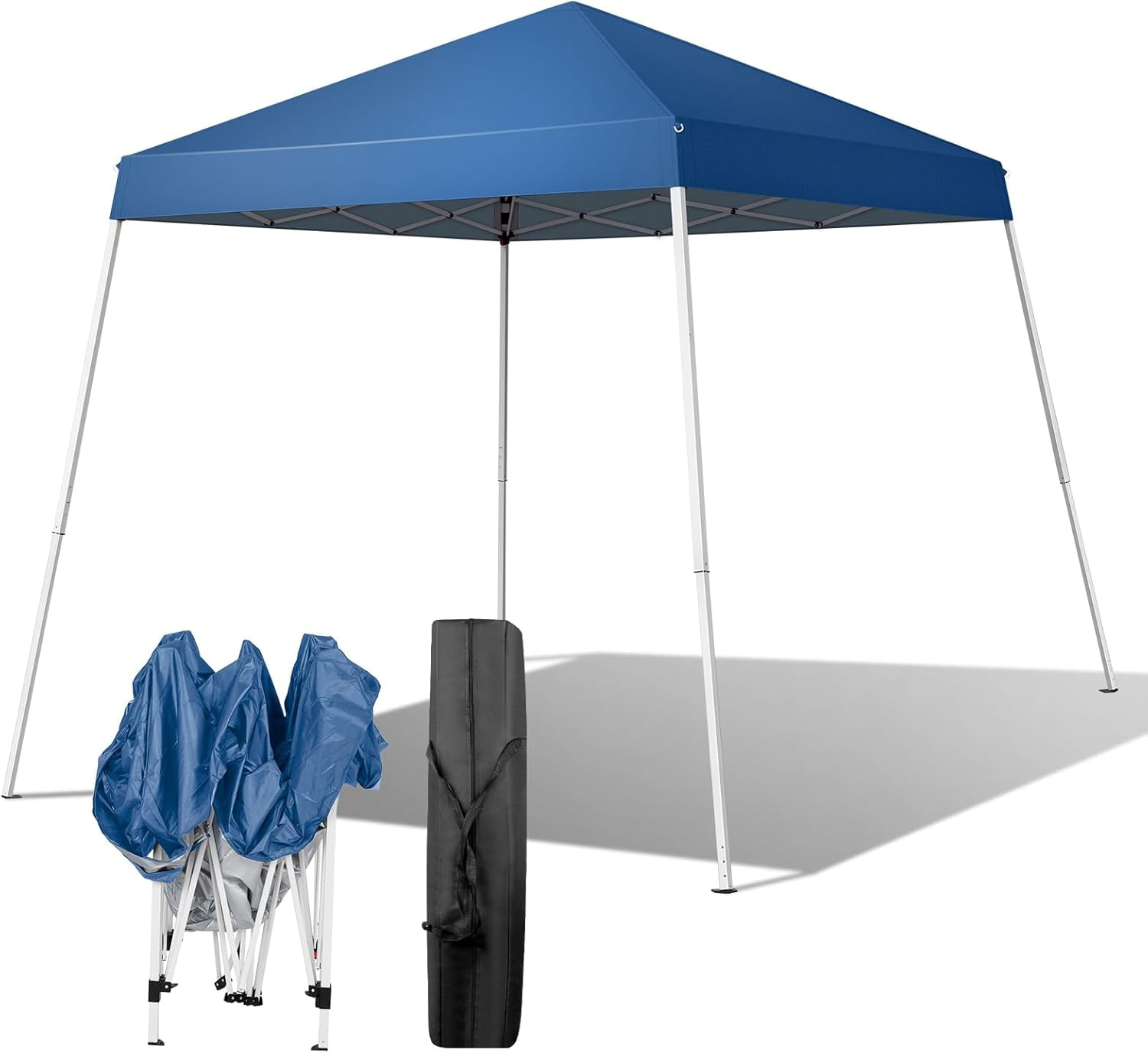 Thunder 6x6 ft Pop Up Canopy Tent, Outdoor Foldable Portable Canopy for ...