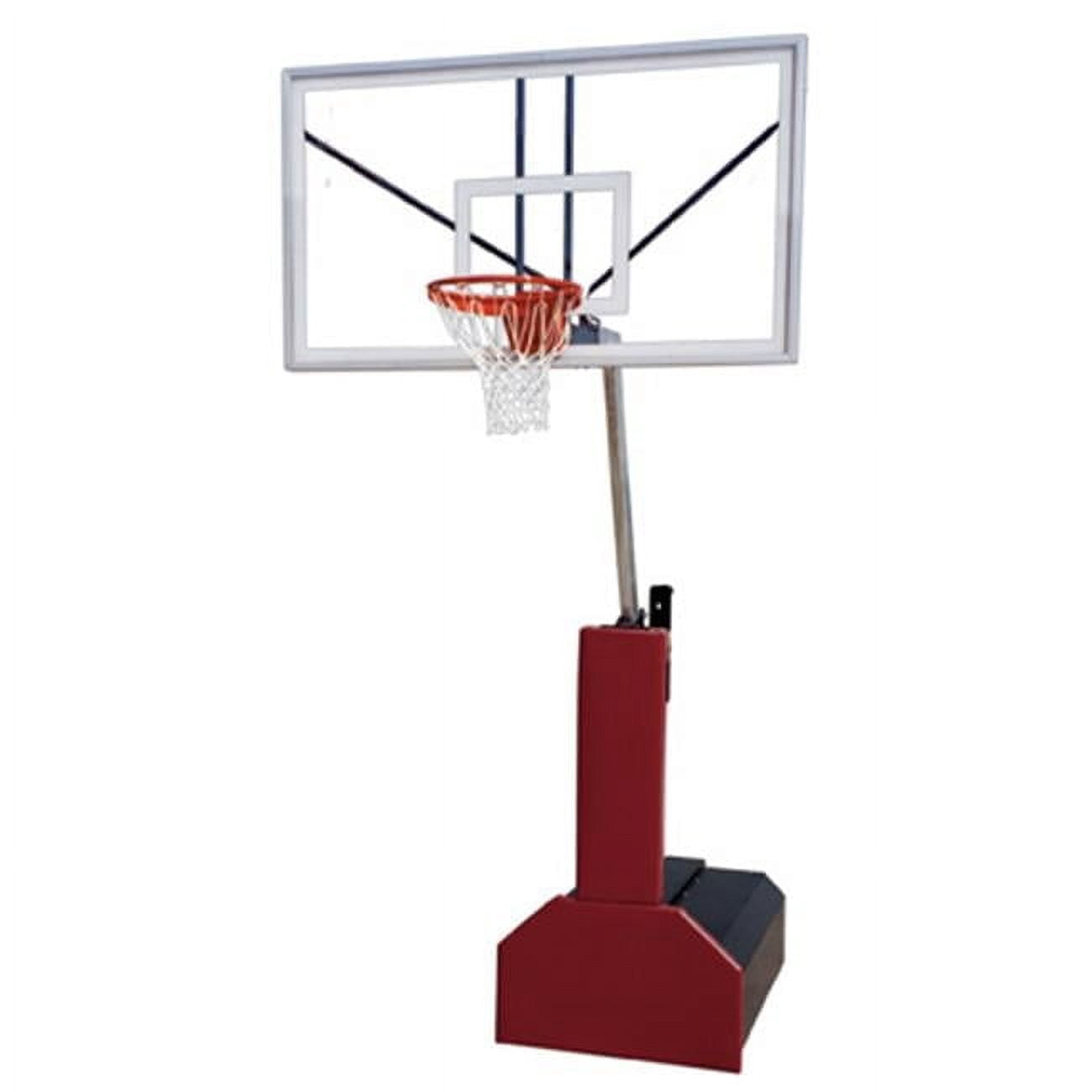 Thunder Arena Steel-Glass Portable Basketball System With Official ...