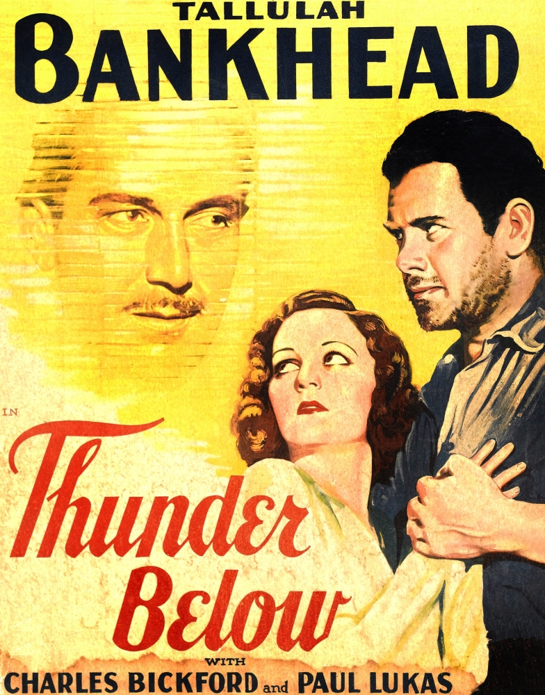 Thunder Below From Left On Us Poster Art: Paul Lukas Tallulah Bankhead ...