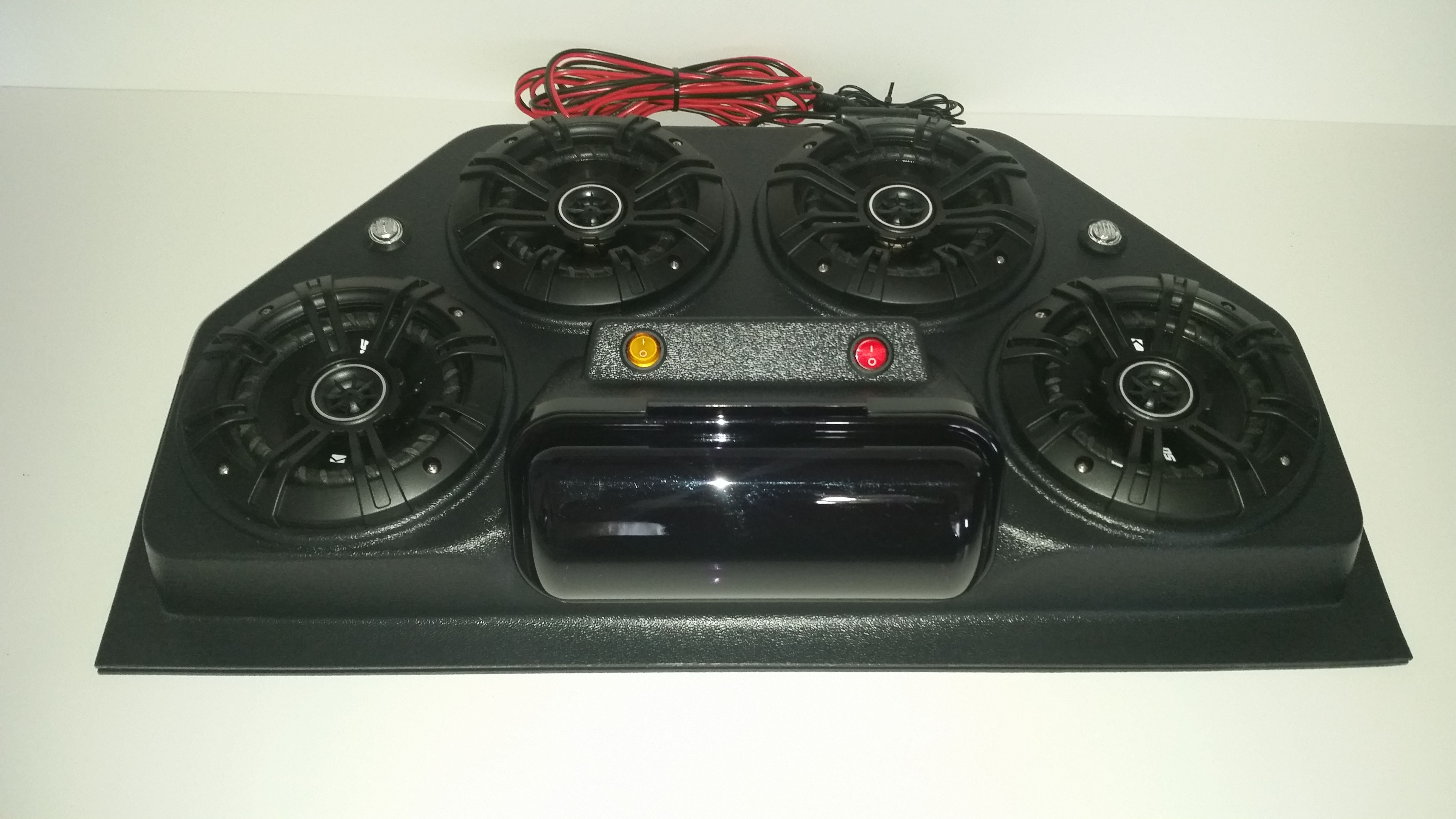 Thunder Buckets Premium Four Speaker Bluetooth Stereo Console for Golf ...